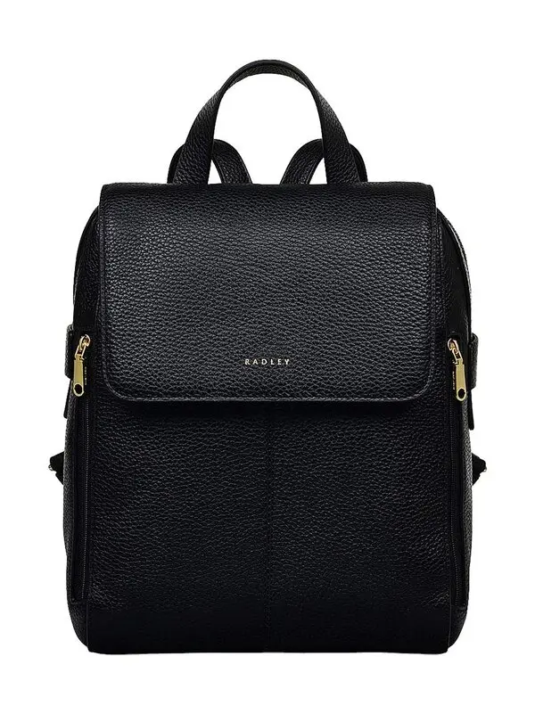 RADLEY Lorne Close Flapover Backpack - Black