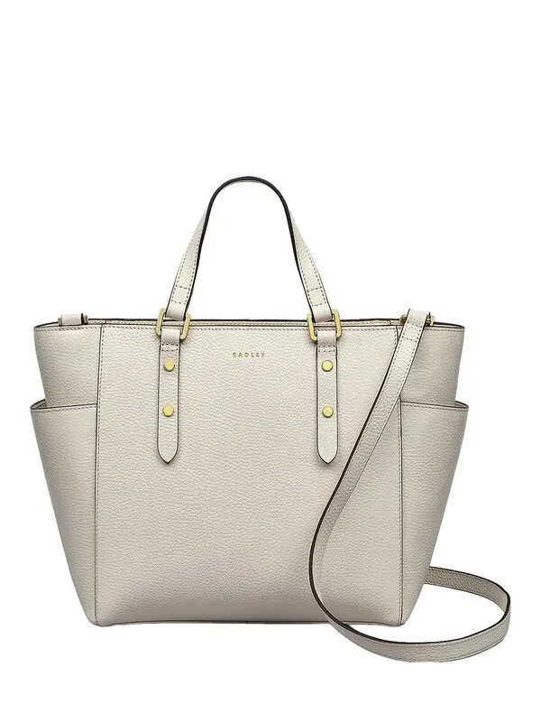 RADLEY Silk Street Zip-top Satchel Bag - Chalk