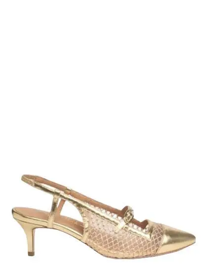JOAN OLOFF SHOES Chloe Pump - Gold