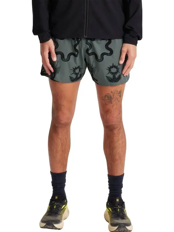 ROARK Alta 5 Printed Drawstring Shorts - For