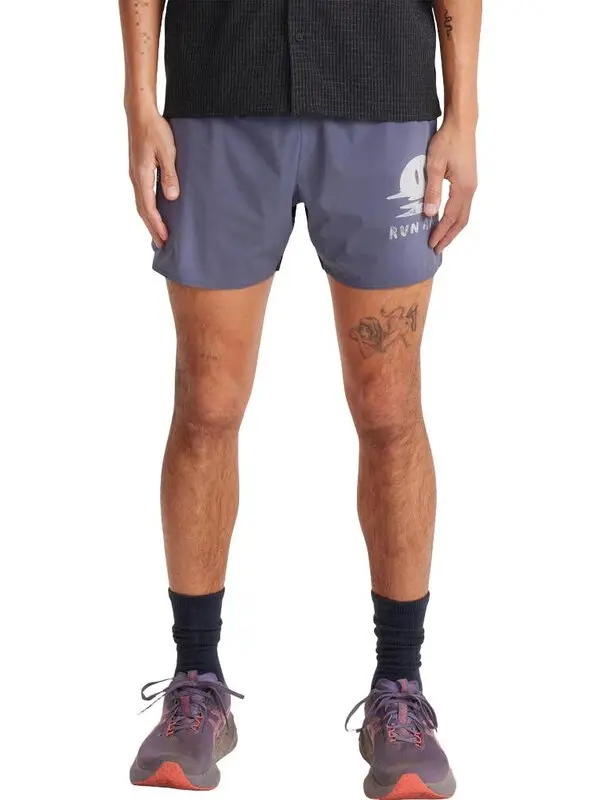 ROARK Alta 5 Printed Drawstring Shorts - Slt