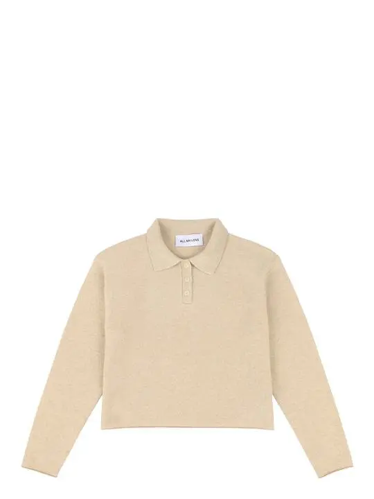 ALL MY LOVE Katie Cashmere Sweater - Oat