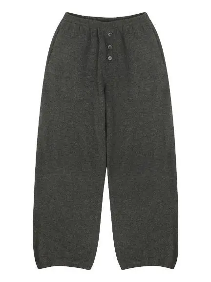 ALL MY LOVE Kayla Cashmere Pants - Charcoal