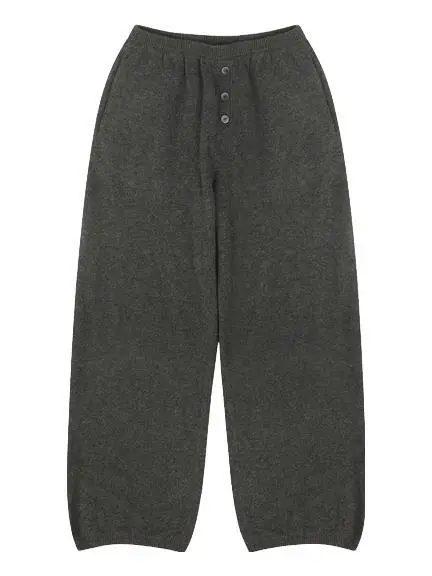 ALL MY LOVE Kayla Cashmere Pants - Charcoal