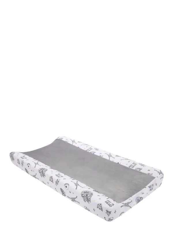 LAMBS & IVY Star Wars Millennium Falcon Changing Pad Cover - Gray