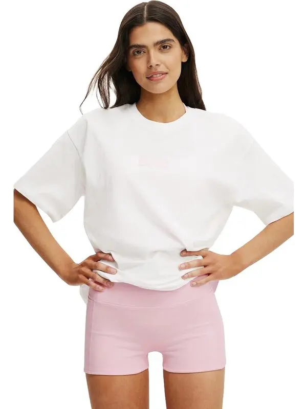 Cotton:on Active Graphic Tee - White Bwc