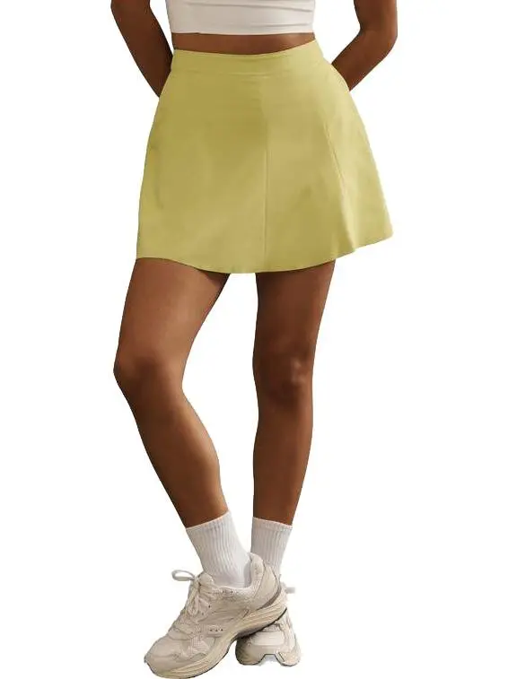 RHONE Mirage Upf 50+ Skort - Citron