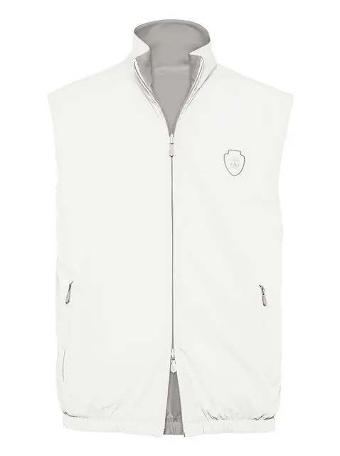Brunello Cucinelli Reversible Nylon Vest - White