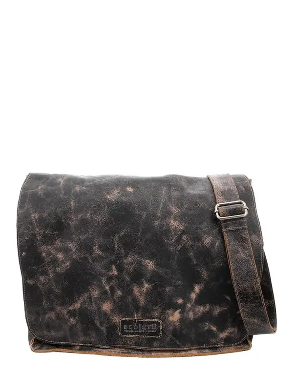 Bed Stu Hampton Ii Messenger Bag - Black Lux