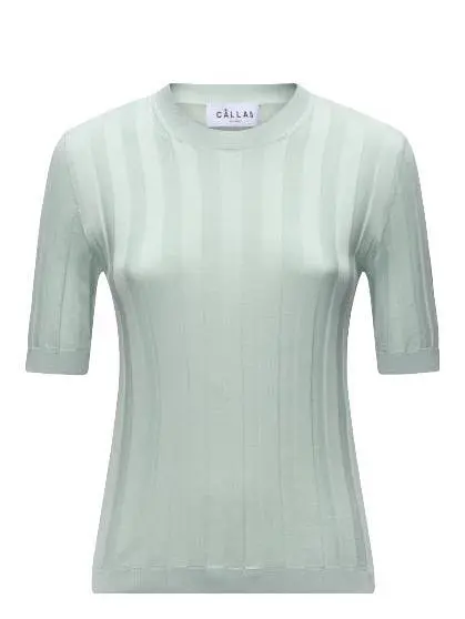 CALLAS MILANO Deeda Crewneck Sweater - Pale Turquoise