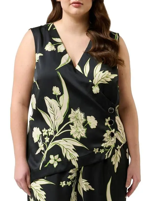 ESTELLE Floral Sleeveless Top - Print