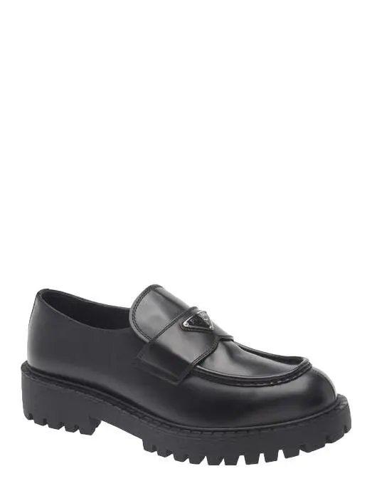 Prada Lug-sole Loafers - Nero