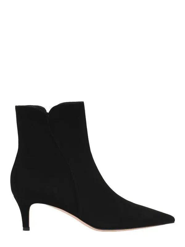 GIANVITO ROSSI Levy 55 Booties - Black Suede