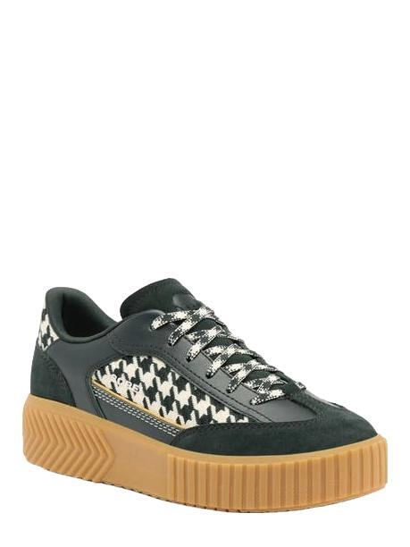 Sorel Ona Ave T-toe Platform Sneakers - Deep Woods/snow