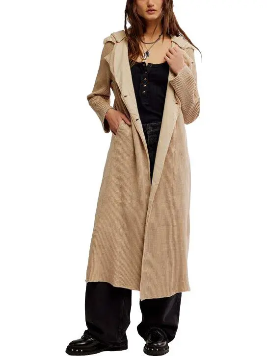 Free People Landon Knit Duster - Sand
