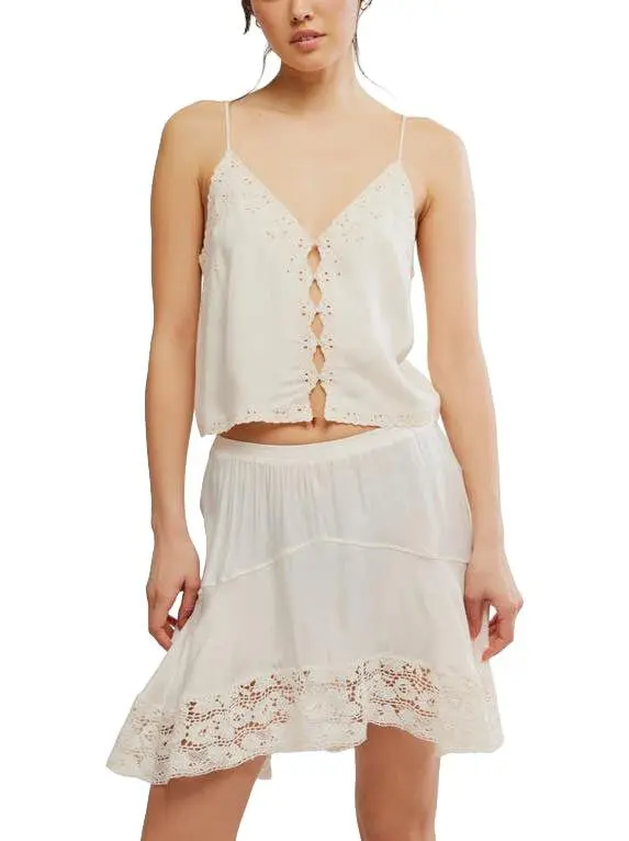 Free People Midnight Muse Half Slip Skirt - Sugar Swizzle