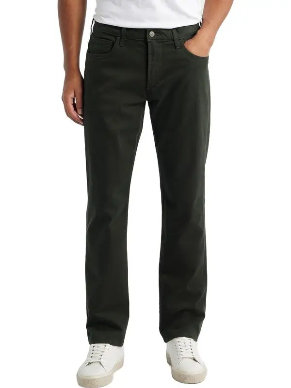 Citizens Of Humanity Elijah Relaxed Straight Leg Twill Pants - Forrest Dark Green
