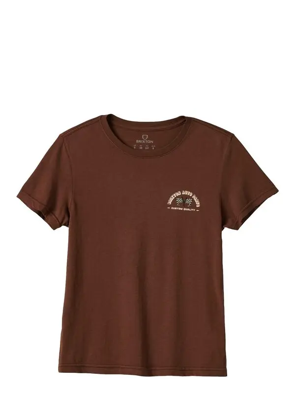 Brixton Fitted Graphic T-shirt - Brown