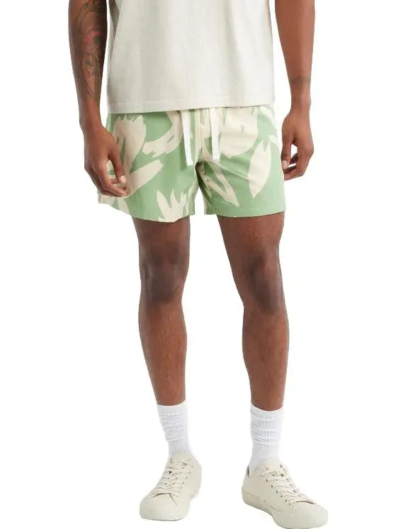 RIZORT Printed Lightweight Shorts - Green