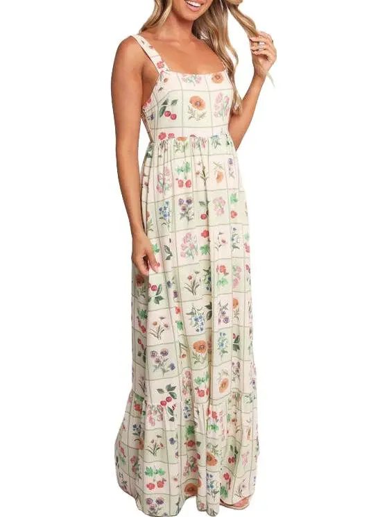 PETAL & PUP Printed Maxi Sundress - Flower Market