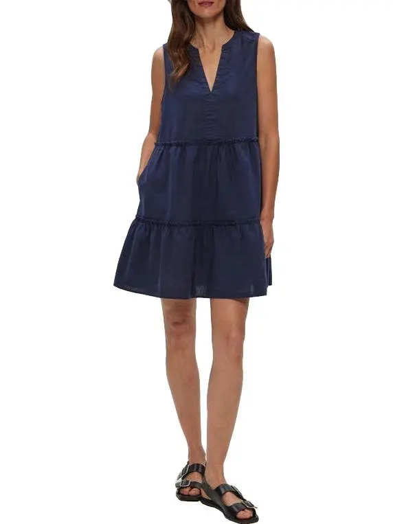Michael Stars Sandra Sleeveless Tiered Dress - Nocturnal