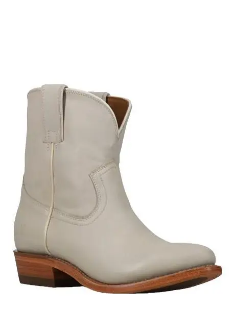 Frye Billy Western Leather Boots - Ivory