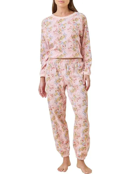 PAPINELLE Cotton Blend Terry Joggers - Molly Pink