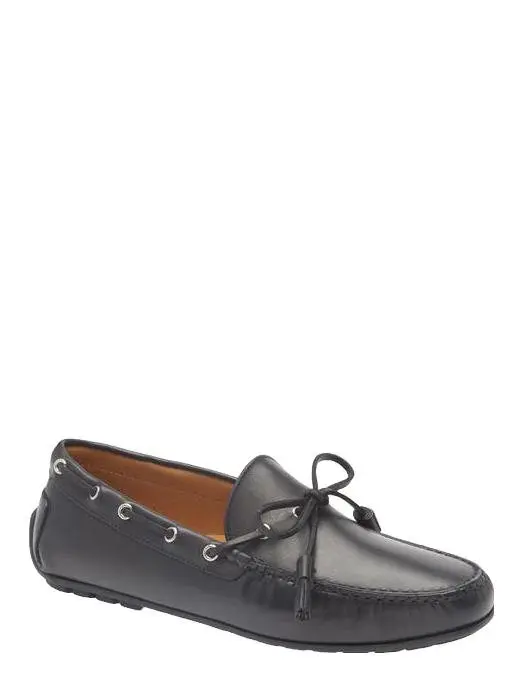 Ralph Lauren Harold Leather Tasseled Loafer - Black