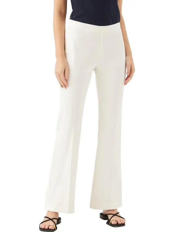 Fifteen Twenty Bootcut Stretch Pants - Off White