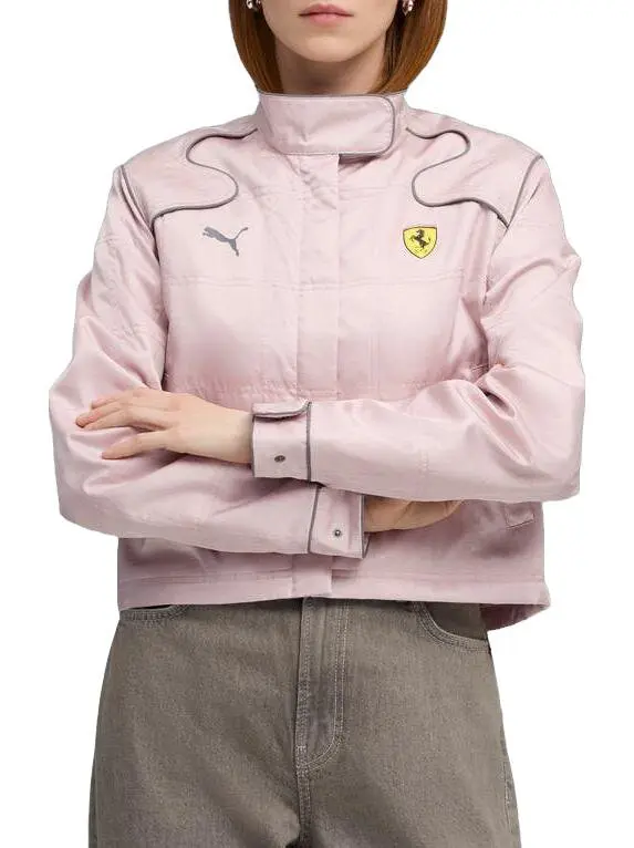 PUMA Ferrari Premium Racing Jacket - Mauve Mist