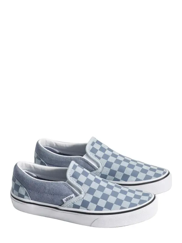 VANS Classic Slip-on Sneaker - Checkerboard Light Blue