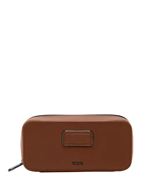 Tumi Travel Watch Case - Cognac