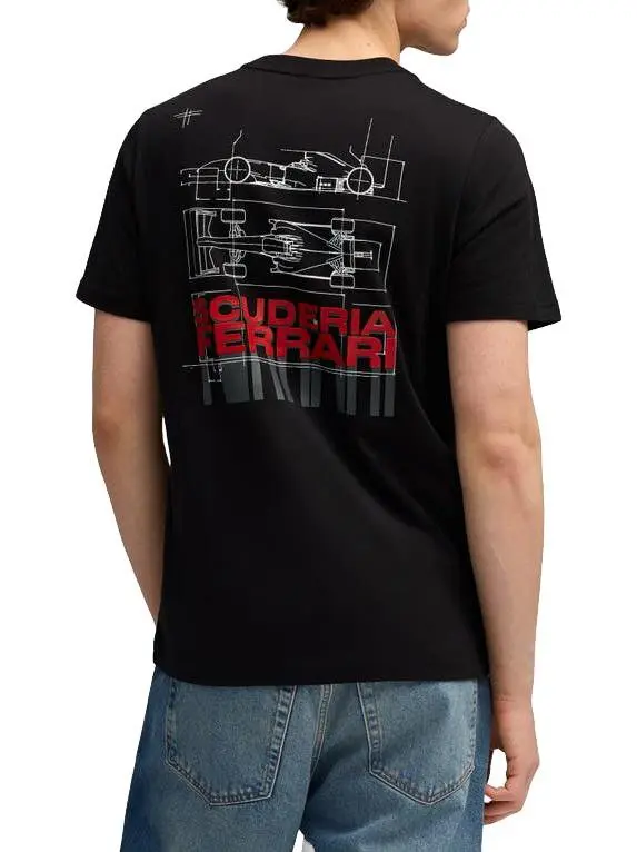 PUMA Scuderia Ferrari Sportswear Car Graphic T-shirt - Puma Black