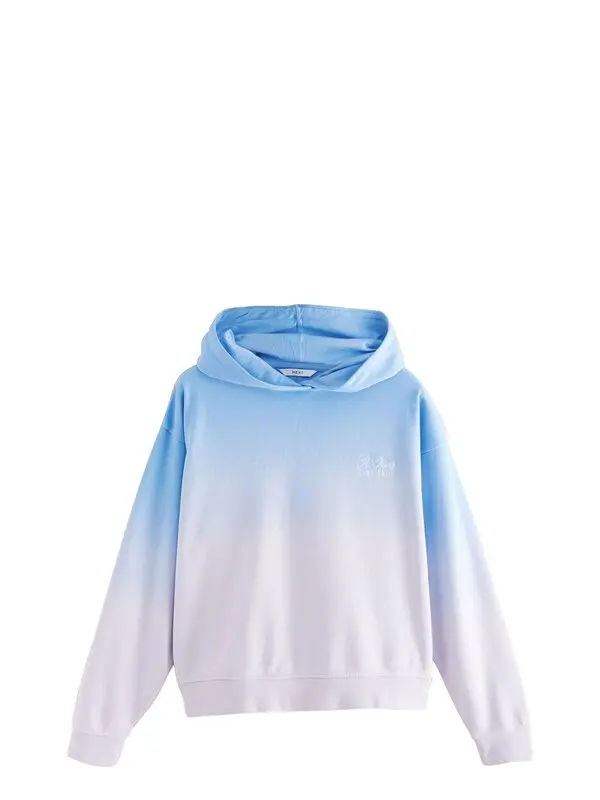 NEXT Ombré Hooded Sweatshirt - Blue