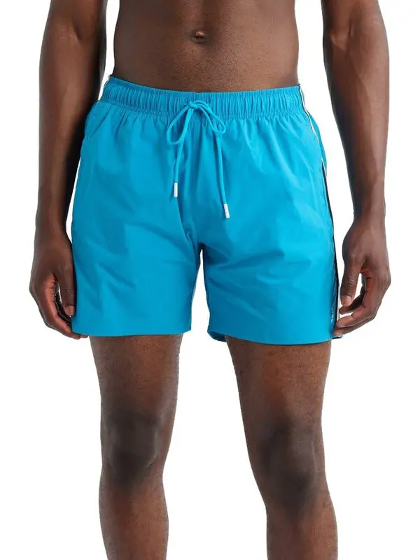 BOSS Iconic Swim Trunks - Turquoise Blue