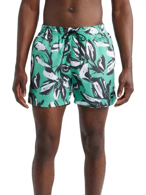 BOSS Piranha Swim Trunks - Bright Green