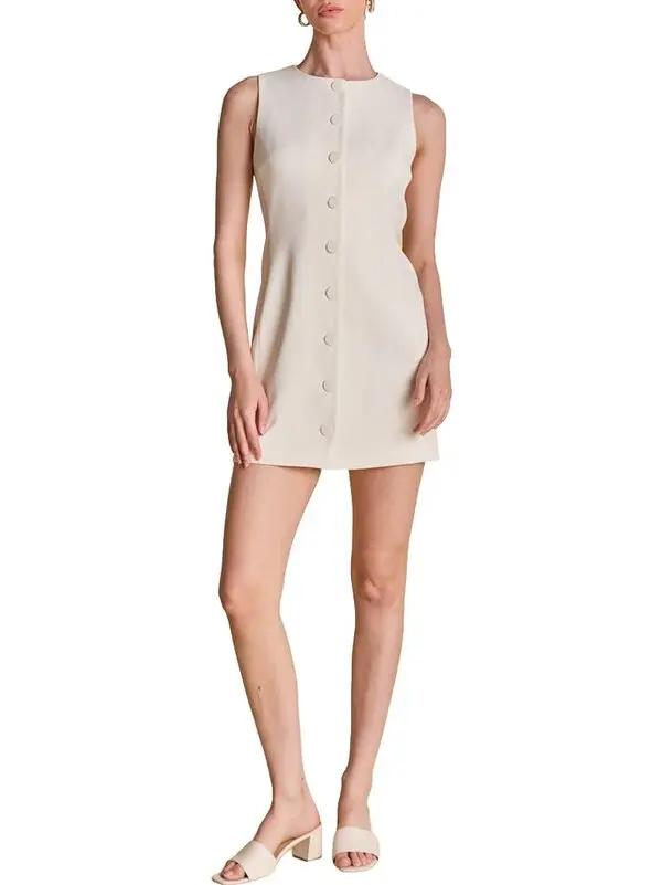 Endless Rose Button Front Minidress - Cream