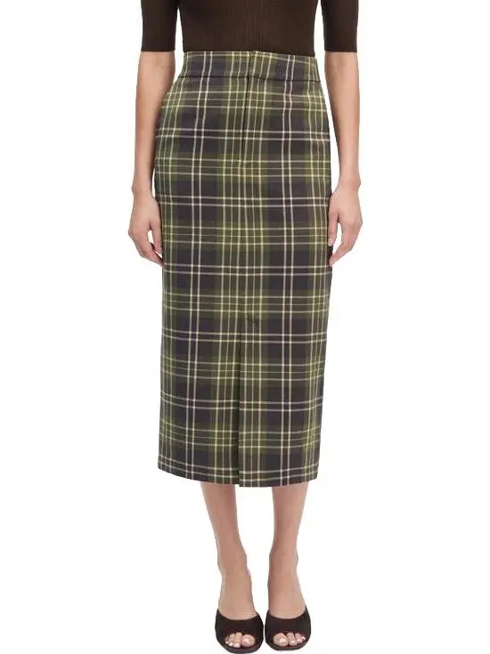 FAVORITE DAUGHTER The Meyer Plaid Midi Skirt - Countryside Plaid