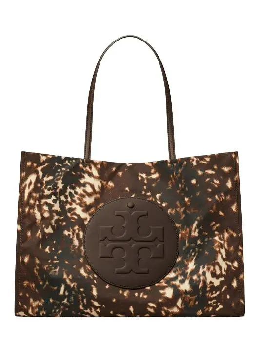 Tory Burch Ella Print Tote - Fall Fawn