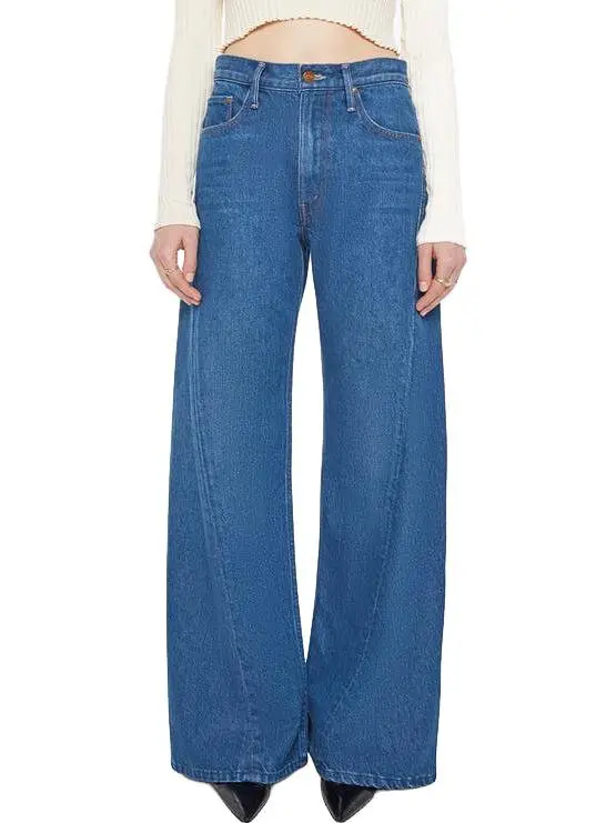 MOTHER High-rise Wide Leg Jeans - Yes Chef