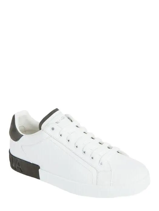 Dolce & Gabbana Nappato Low-top Sneaker - 89697 Bianco/nero