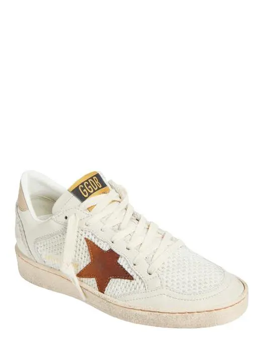 GOLDEN GOOSE Ball Star Sneaker - White/buttercream