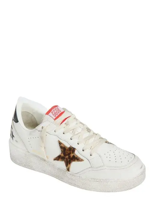 Golden Goose Ball Star Sneakers - White/beige Brown Black