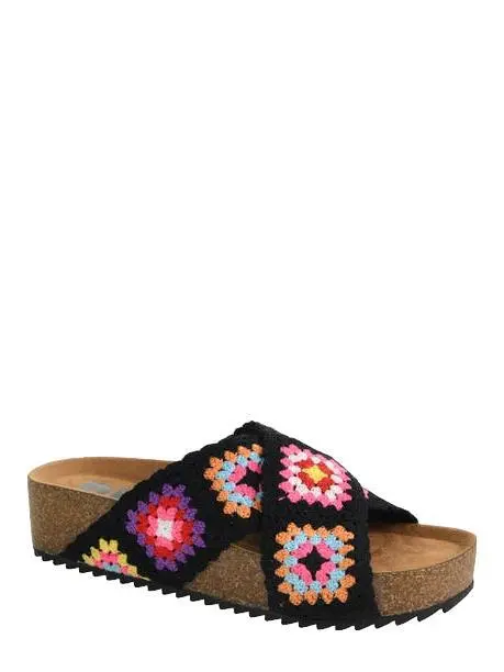 Chinese Laundry Mullberry Platform Sandal - Black Multi