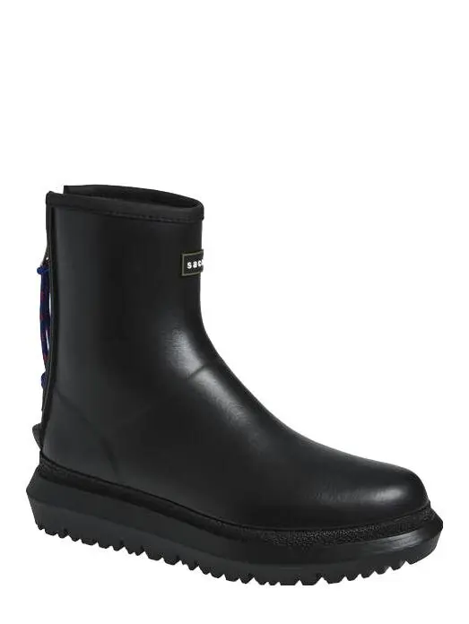 Sacai Rubber Rain Boots - Black