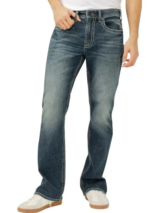 SILVER JEANS CO. Craig Relaxed Fit Bootcut Jeans - Bennett