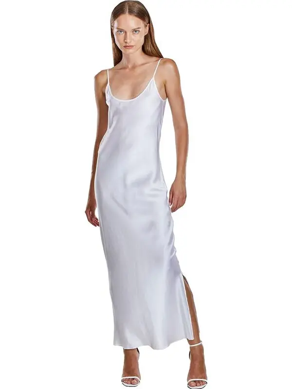 MOTHER OF ALL Kelly Maxi Slip Dress - White