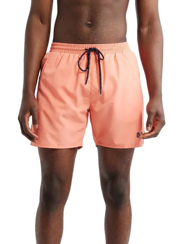 BOSS Starfish Volley Swim Trunks - Bright Pink