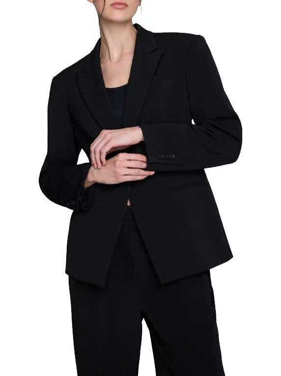 KENNETH COLE Slim-fit Twill Blazer - Black
