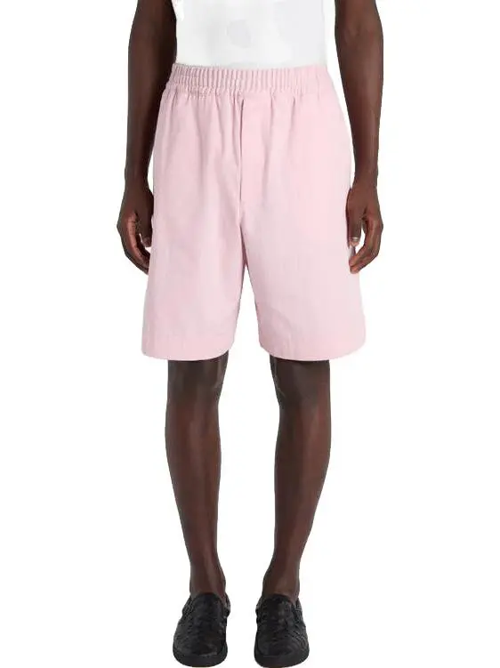 Bottega Veneta Cotton Twill Shorts - Camelia